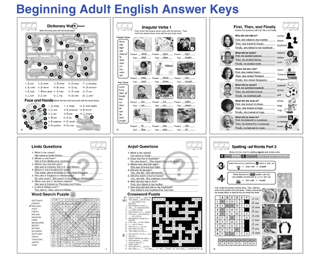 Beginning Adult English – A Closer Look