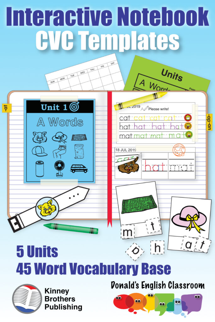 CVC Interactive Notebook Templates