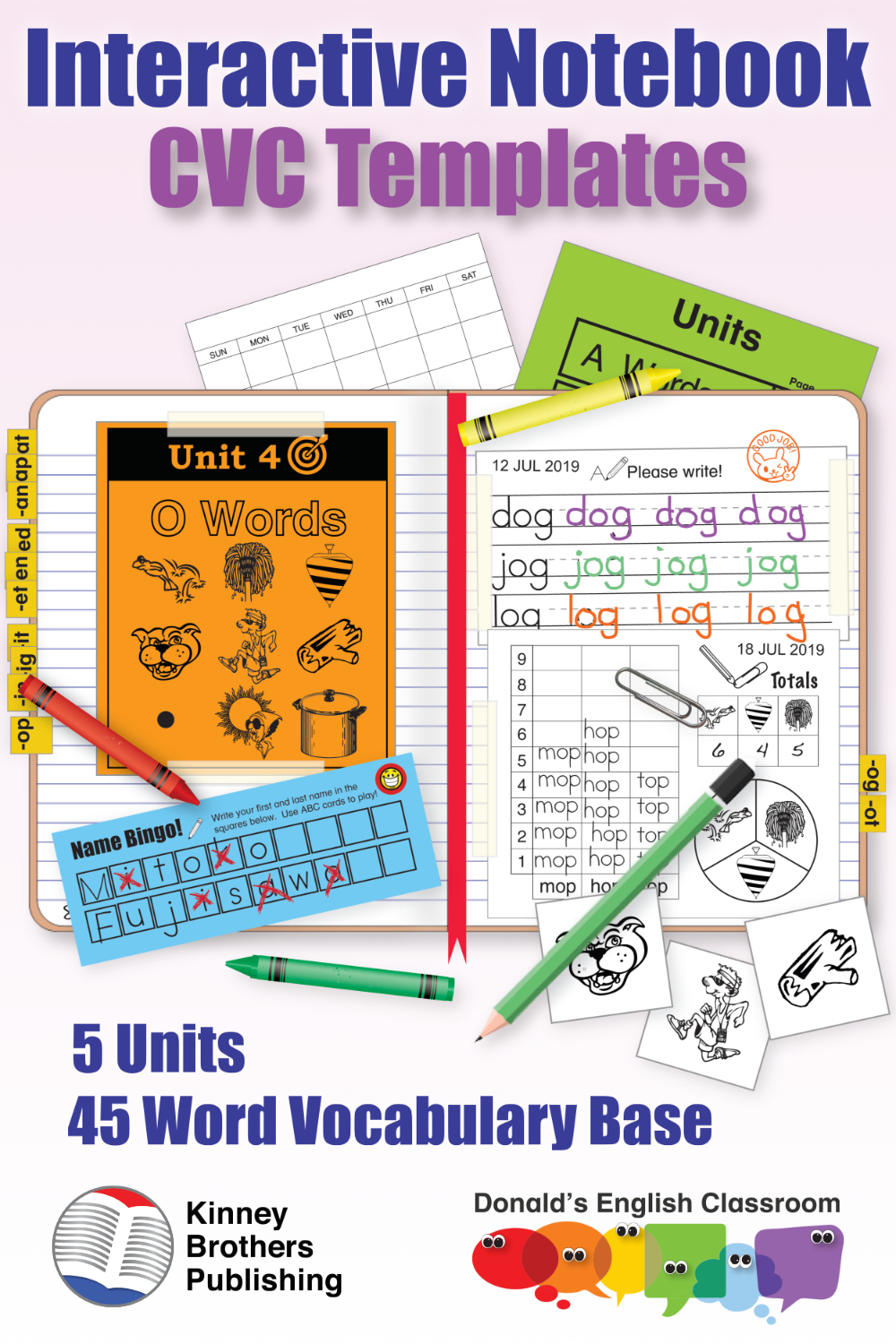 CVC Interactive Notebook Templates