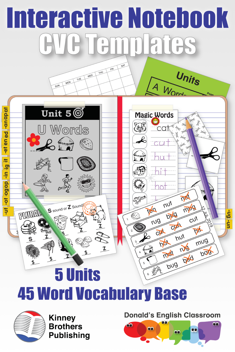 CVC Interactive Notebook Templates