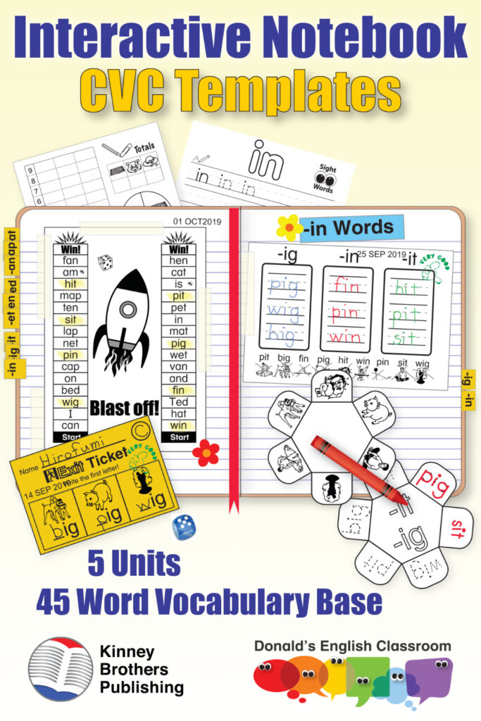 CVC Interactive Notebook Templates