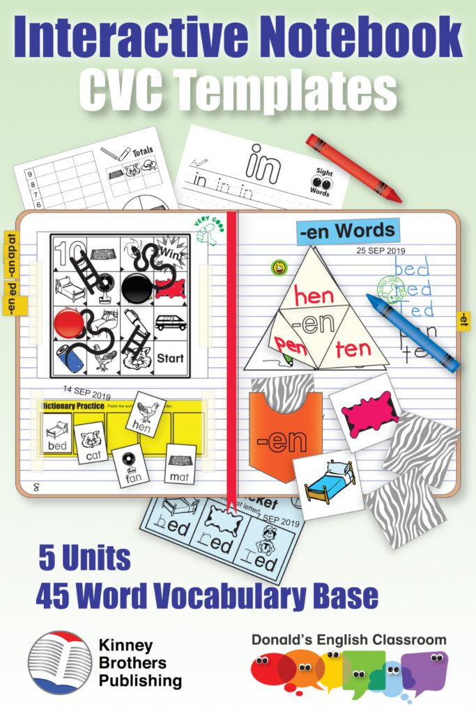 CVC Interactive Notebook Templates