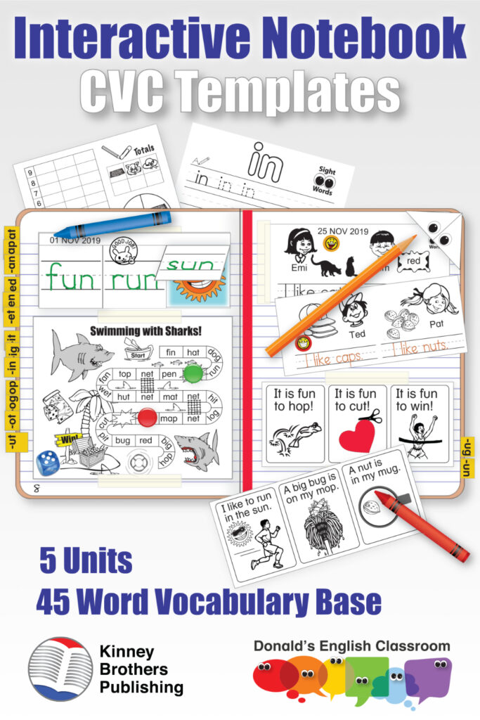 CVC Interactive Notebook Templates